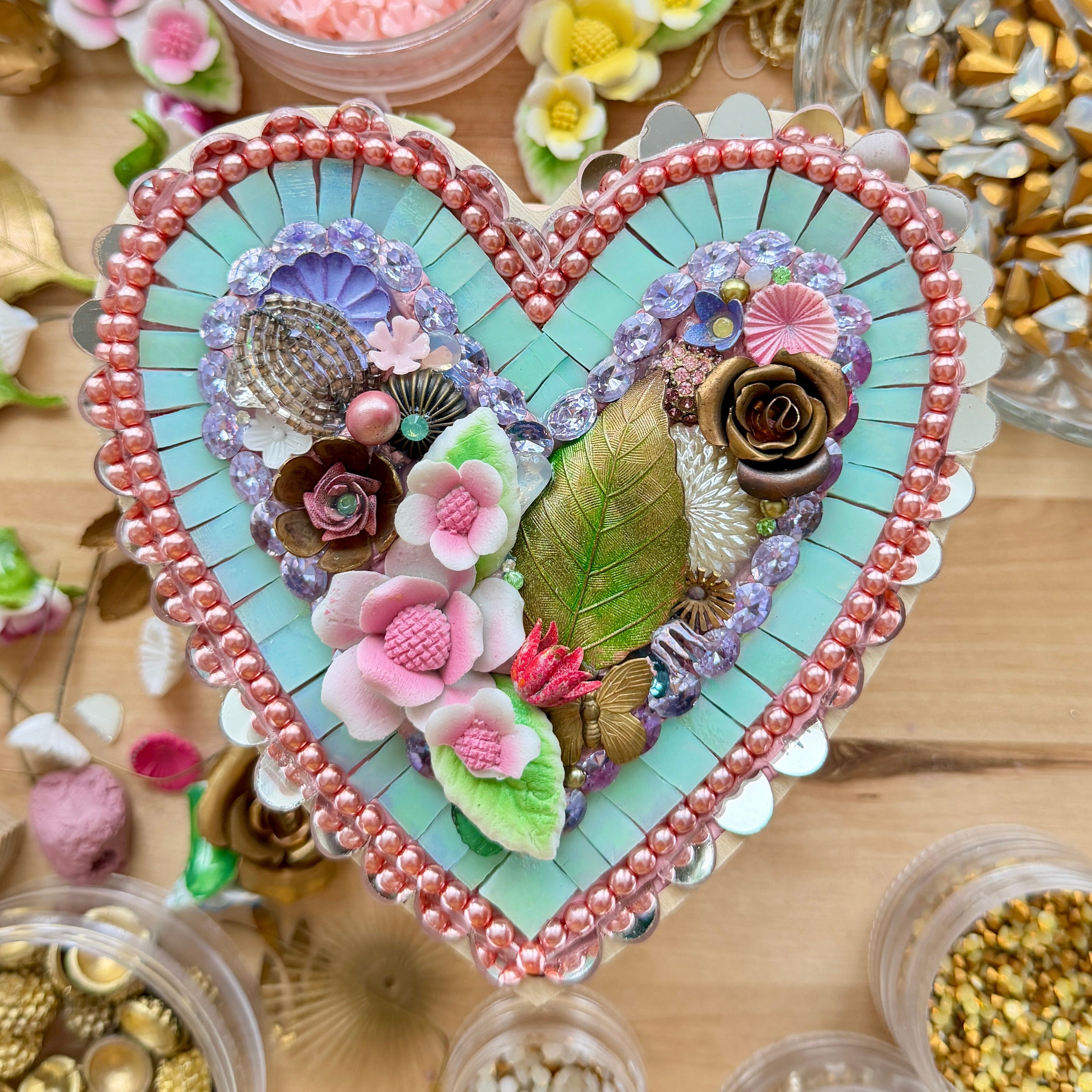 Limited Edition: Mini Valentine Mosaic Heart Kit – SharraFrank